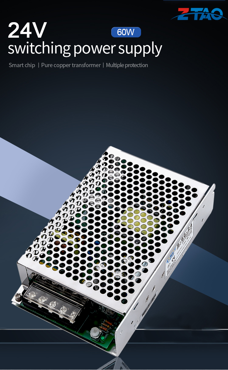 China OEM S-60-24 60W 24V 2.5A Smps Output Voltage DC Switching Model ...