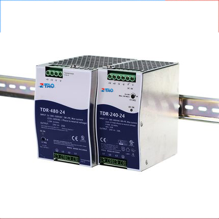 Tdr Switching Power Supply 240W 480W 960W 24V 40A Pfc DIN Rail Three ...