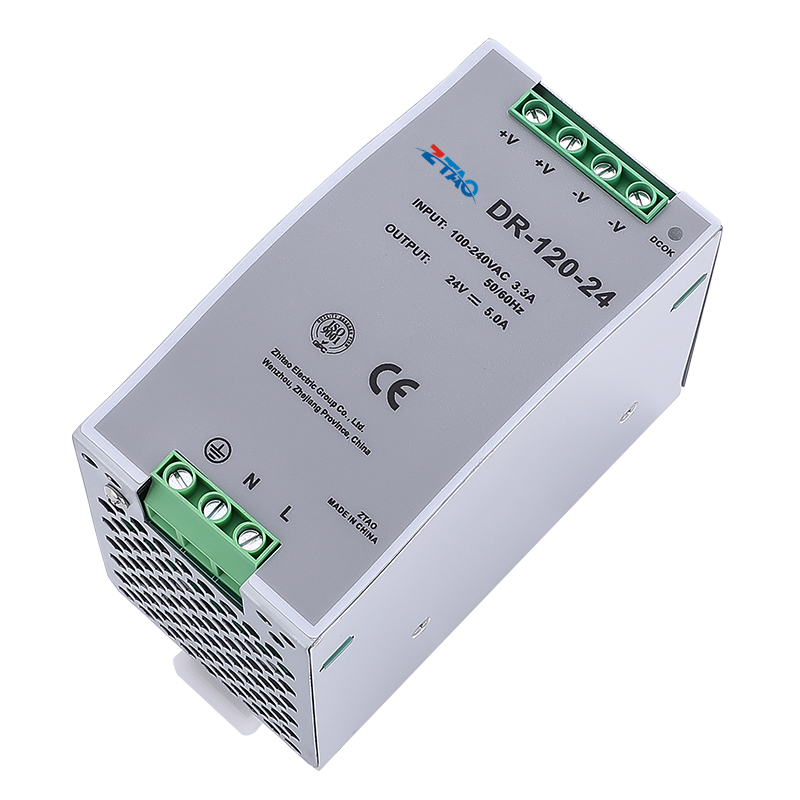 China 24V Smps DR-120-24 12v 10a 24v 5a 120w Din Rail Switching Mode Power Supply Manufacturers ...