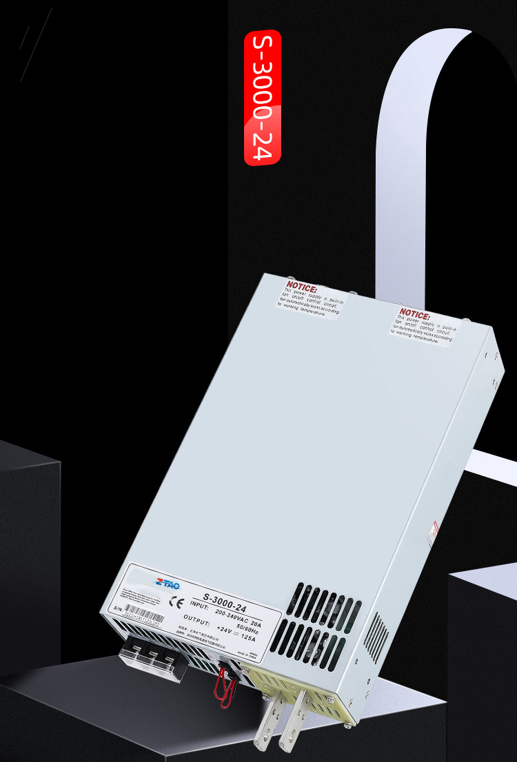 3000w 24v 125A Ac to Dc High Power Adjustable Voltage Switch Mode Power ...